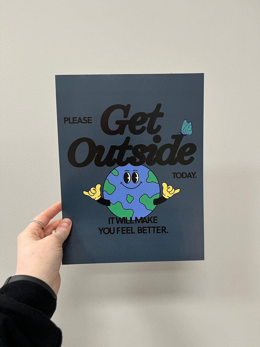 get outside - poster – Juice Caboose Co.
